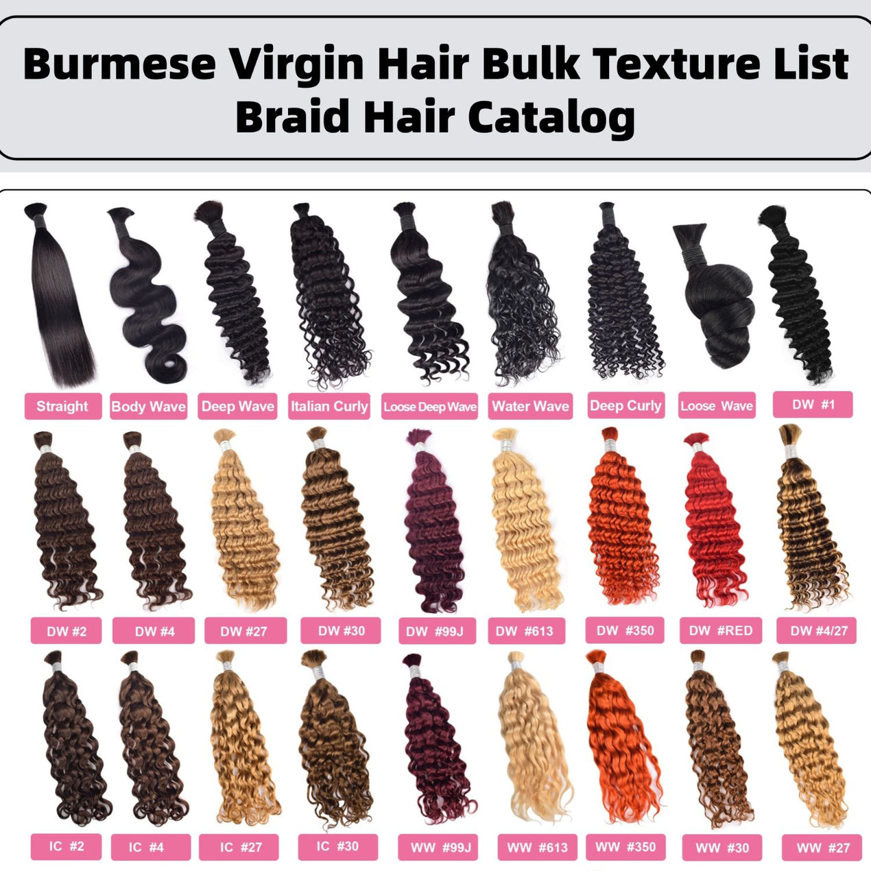 Burmese Virgin Hair – DiLuxe Hair